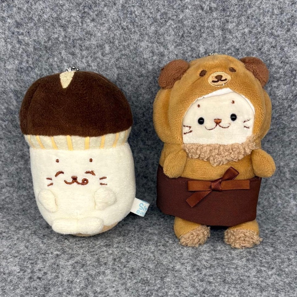 Shirotan Mascot Plush 6-Piece Set with Mt. Fuji, Shiitake, Kuma & More ...