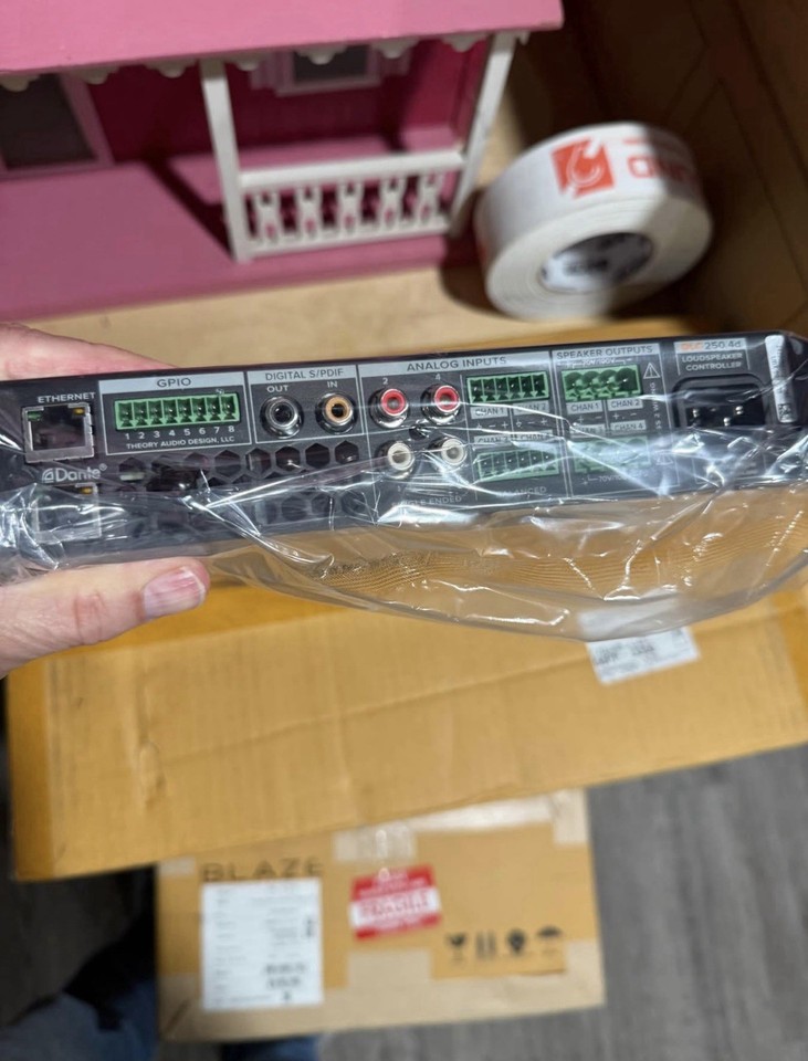 Theory Audio Design DLC-250.4 4 Channel Class D DSP Amplifier ...
