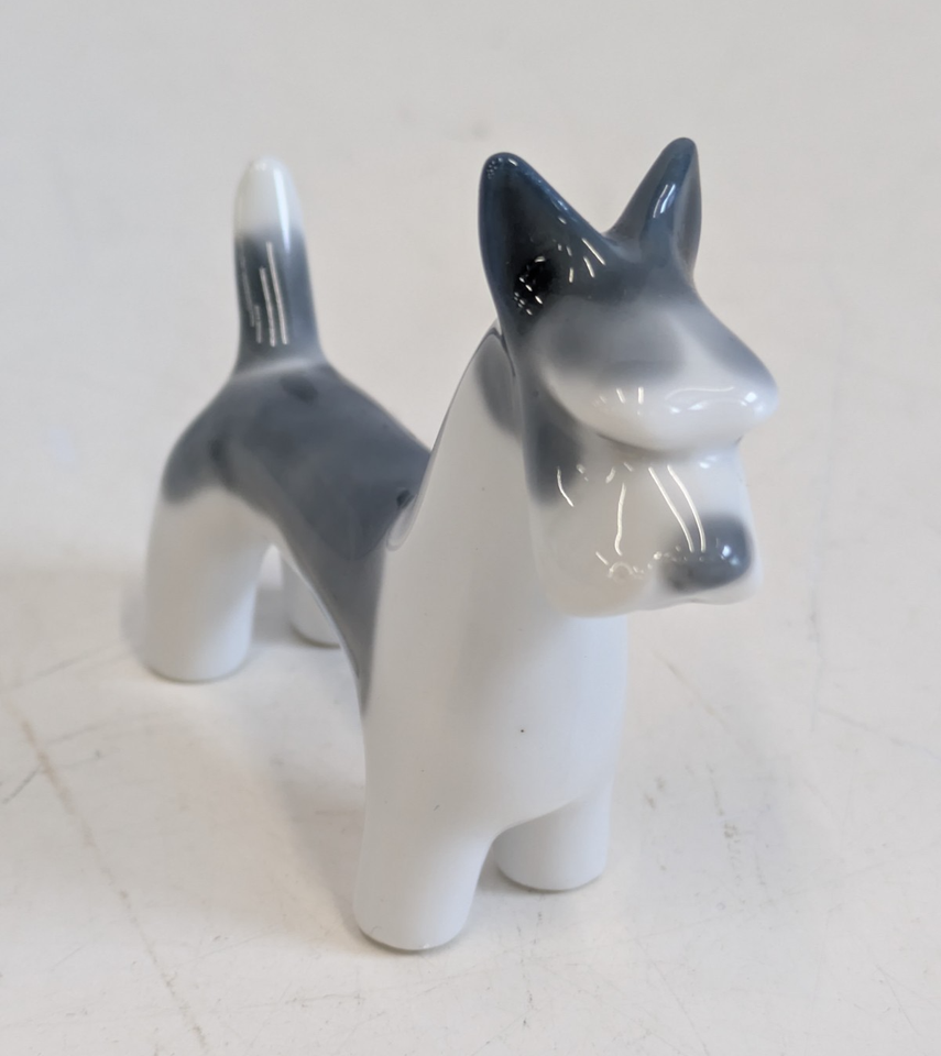 Lladro Nao Alert Vintage Scottish Terrier Dog Mini Glazed Porcelain ...