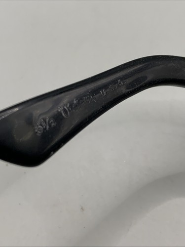 Vintage Victory Eyeglasses 48-22 5 1/2 Black Cat Eye Frames Made In USA ...