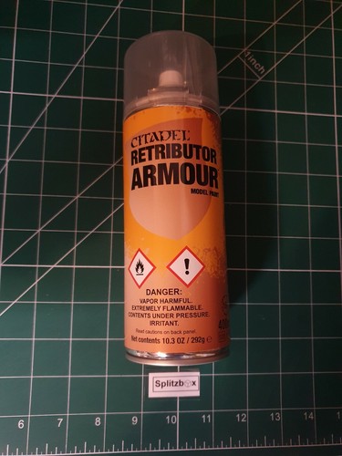Games Workshop Hobby. AoS/ 40k Undercoat spray paint. Retributor Armour ...