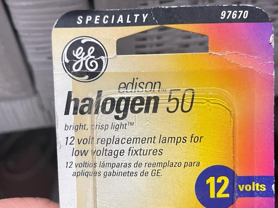 Halogen Bulb for General Use, 50 Watts, 12 Volt, T3, Clear, Each ...