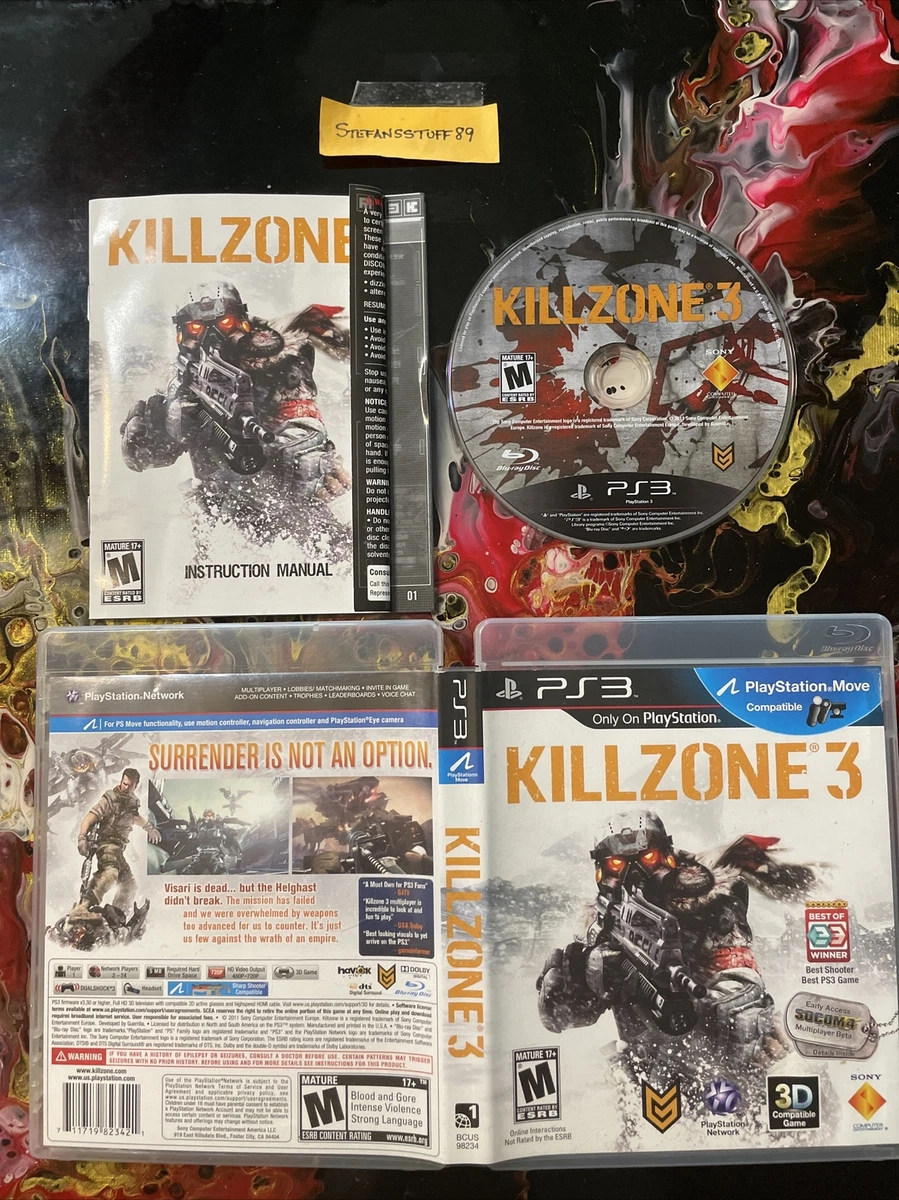 Killzone 3 Back Cover