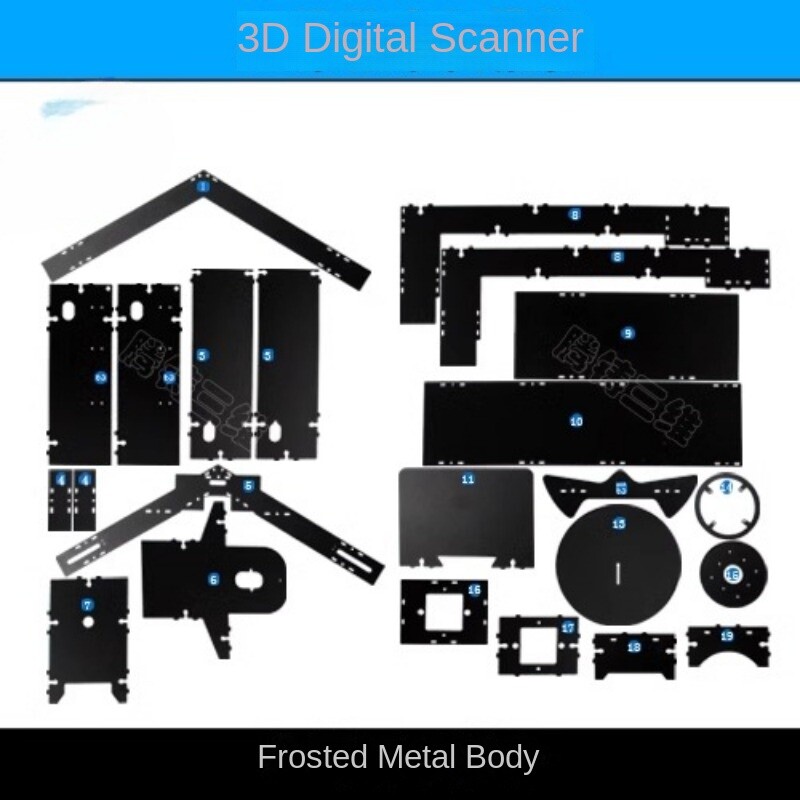 Scanner 3D Scanner Ciclop 3D Scanner Solution Complete Kit Reverse 3D ...
