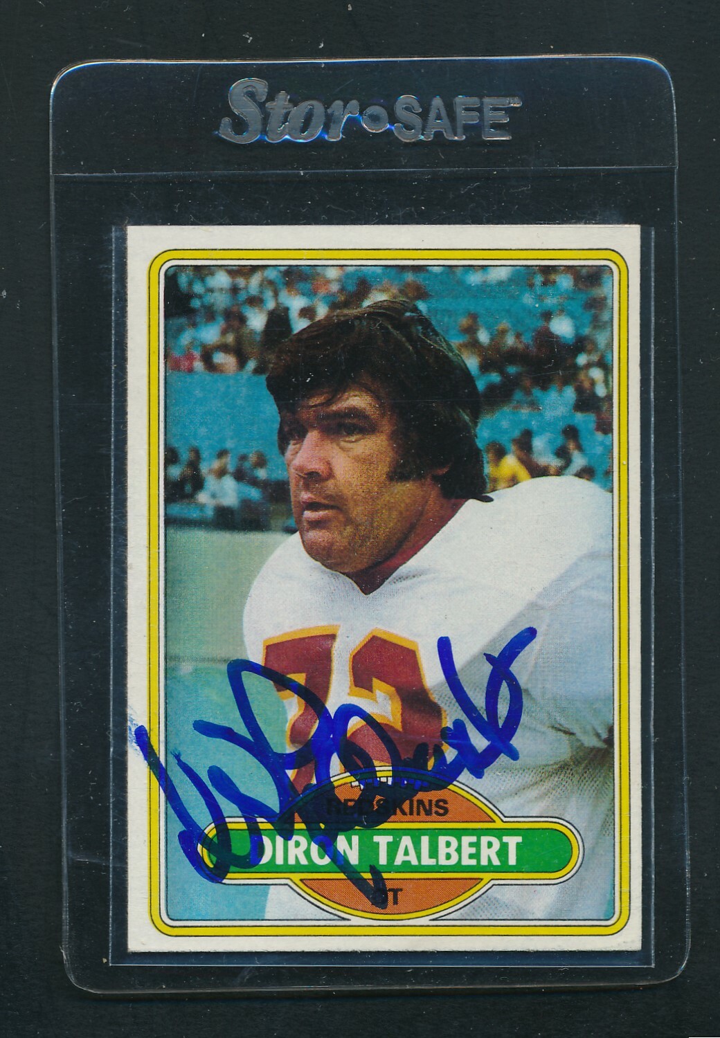 1980 Topps #234 Diron Talbert Redskins Signed Auto *A8423 | eBay