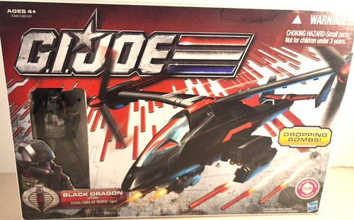 2010 GI JOE BLACK DRAGON VTOL with COBRA AIR TROOPER SEALED HASBRO | eBay