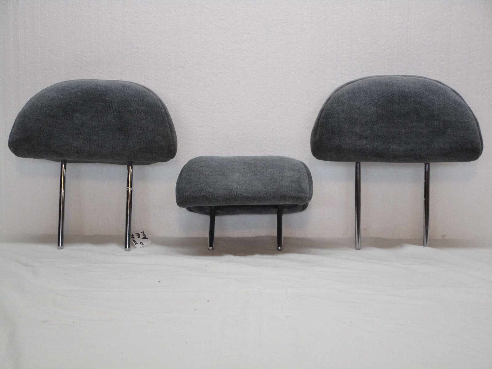 OEM ORIGINAL 2000 - 2004 KIA OPTIMA LX SET OF 3 GRAY CLOTH REAR SEAT ...