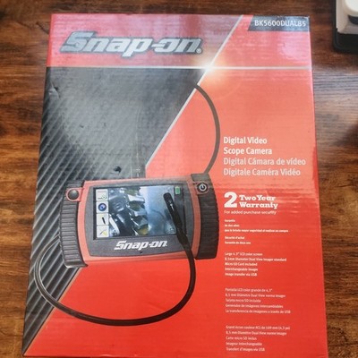 Snap-on BK5600DUAL85 Borescope Video Scope 36" 8.5mm Diameter Dual View ...