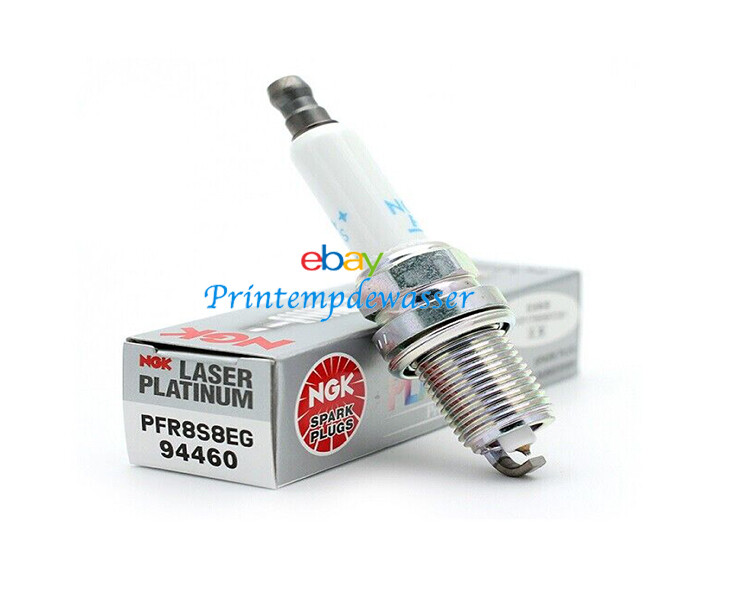 4 x Spark plug NGK 94460 PFR8S8EG Laser Platine fits Audi Seat VW Skoda ...