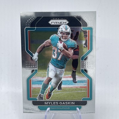 Myles Gaskin 2021 Panini Prizm Football Chrome Base Card #108 Miami ...