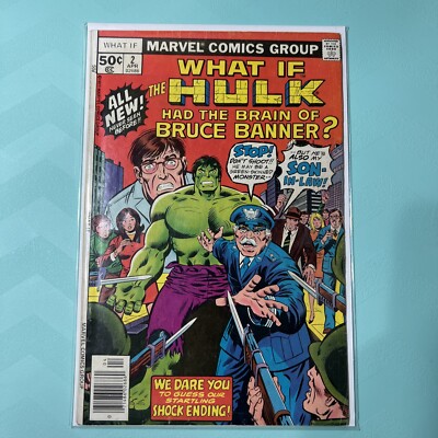 1976 Marvel Comics Group, What If #2 The Hulk Had The Brain Of Bruce ...