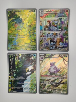 Pokemon 151 - English AR Lot (Bulbasaur Machoke Psyduck Nidoking) | eBay