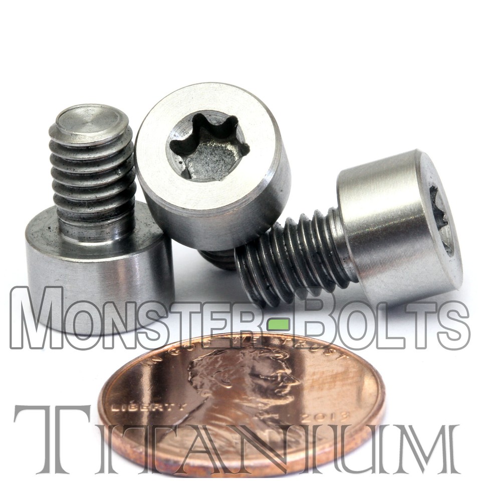 M6 - 1.00 - Titanium Torx Socket Head Cap Screws 6Lobe DIN 912 Ti Grade ...