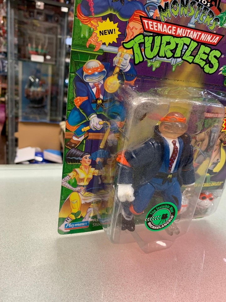 Invisible man Michaelangelo (Vintage TMNT Ninja Turtles, Playmates ...