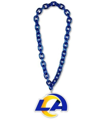 LOS ANGELES RAMS 38" BIG CHAIN NECKLACE WITH FOAM LOGO NFL LICENSED | eBay