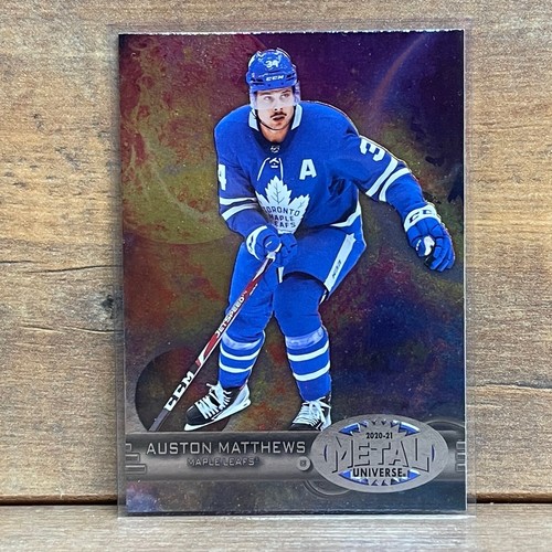 2020-21 METAL UNIVERSE AUSTON MATTHEWS #R-28 RETRO INSERT TORONTO MAPLE ...