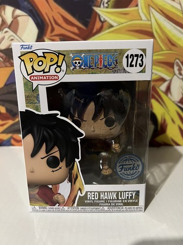 Funko Pop - One Piece Luffy Red Hawk Figure #1273 Special Edition W ...