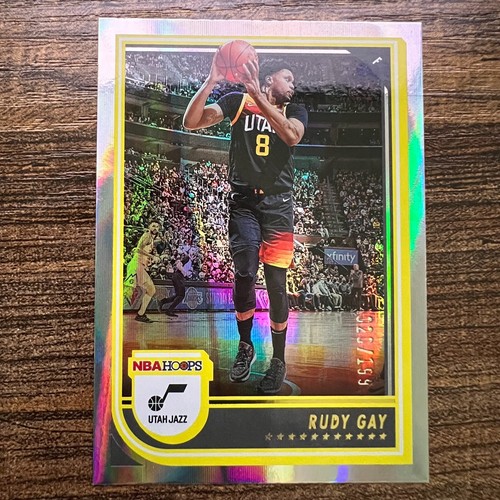 2022-23 NBA Hoops Premium Stock Rudy Gay Silver Holo #020/199 Utah Jazz ...