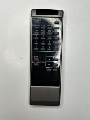 Sharp RRMCG0293GESA VCR/TV OEM Remote Control for Many Late 1980's-1990 ...