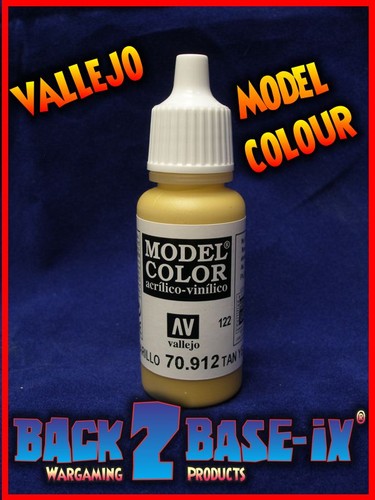 Vallejo Model Color Acrylic Paint 17ml Bottle Tan Yellow 70912 | eBay
