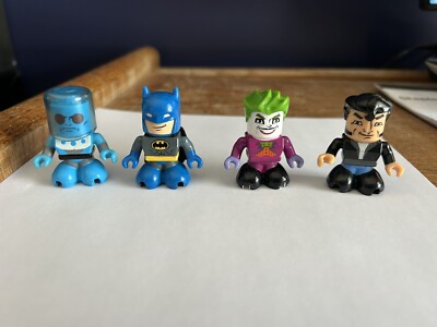 Trio Blocks Mattel DC Comics Figures- Batman/Joker/Mr. Freeze/Elvis ...