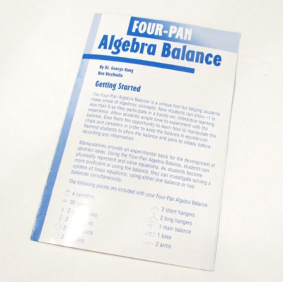 Learning Resources Four Pan Algebra Balance Replacement Instruction ...