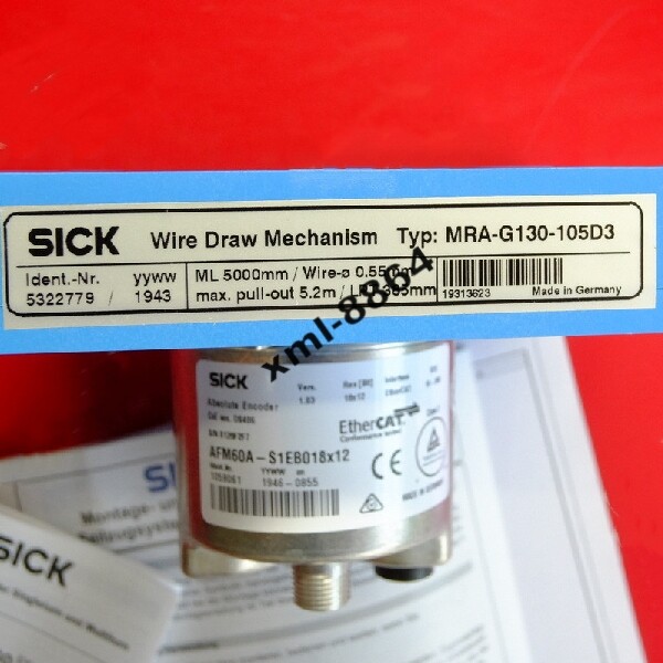 MRA-G130-105D3 SICK 5322779 Rope Encoder MRA-G130-105D3 | eBay