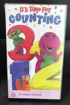 BARNEY It's Time For Counting VHS PAL Rare HTF | eBay