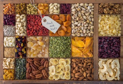 Assorted dry fruits in a wooden box > Frank, Assaf | eBay