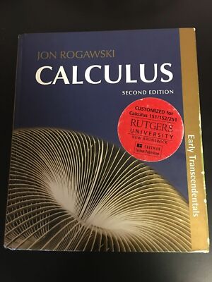 SINGLE VARIABLE CALCULUS: EARLY TRANSCENDENTALS, 2ND EDITION By Jon ...
