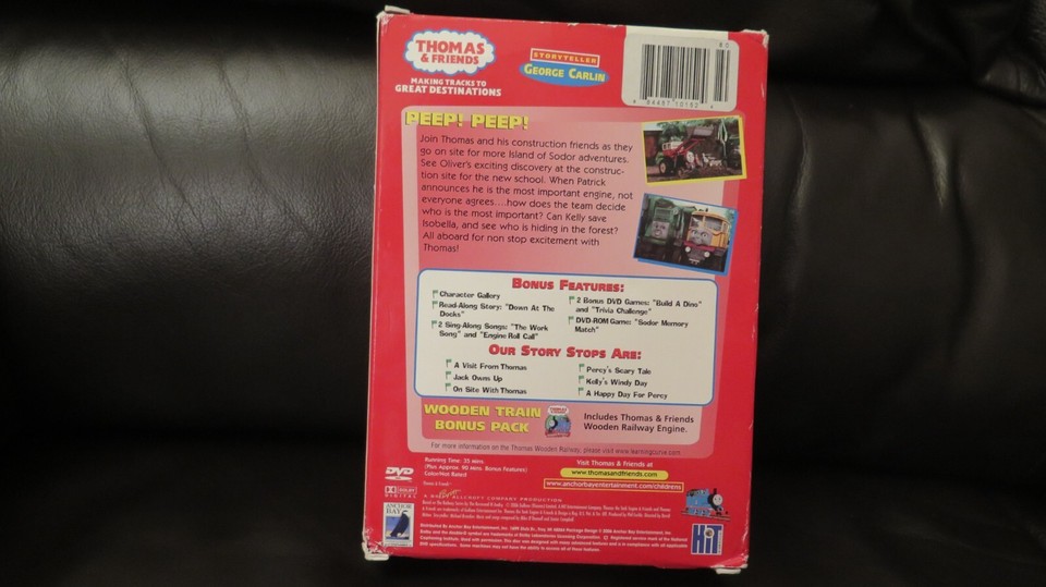 Thomas & Friends On Site With Thomas DVD Wooden Train Bonus BOX ONLY | eBay
