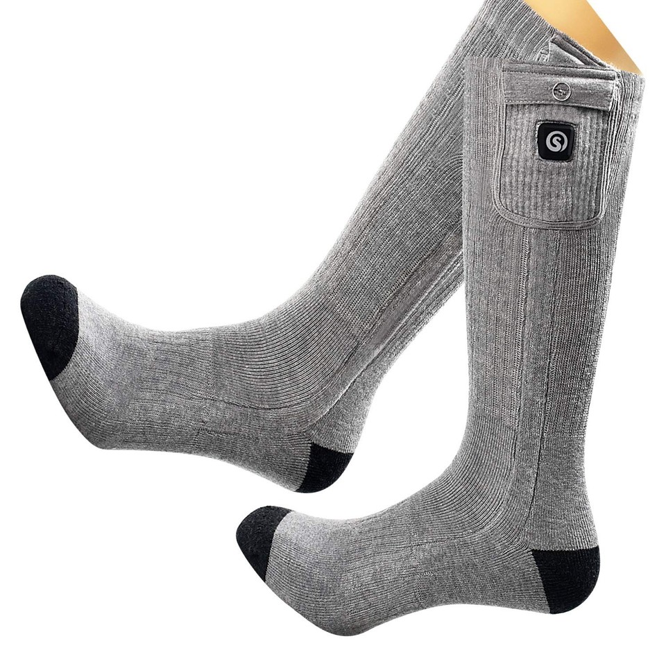 Upgraded Rechargeable Electric Heated Socks,7.4V 2200mAh Battery ...