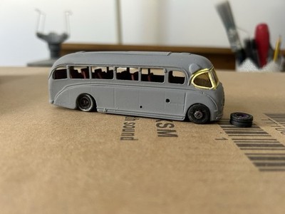 LITTLE BUS Co RESIN MODEL BUS KIT REF BD3 BEDFORD VEGA 1950 BIG BEDFORD ...