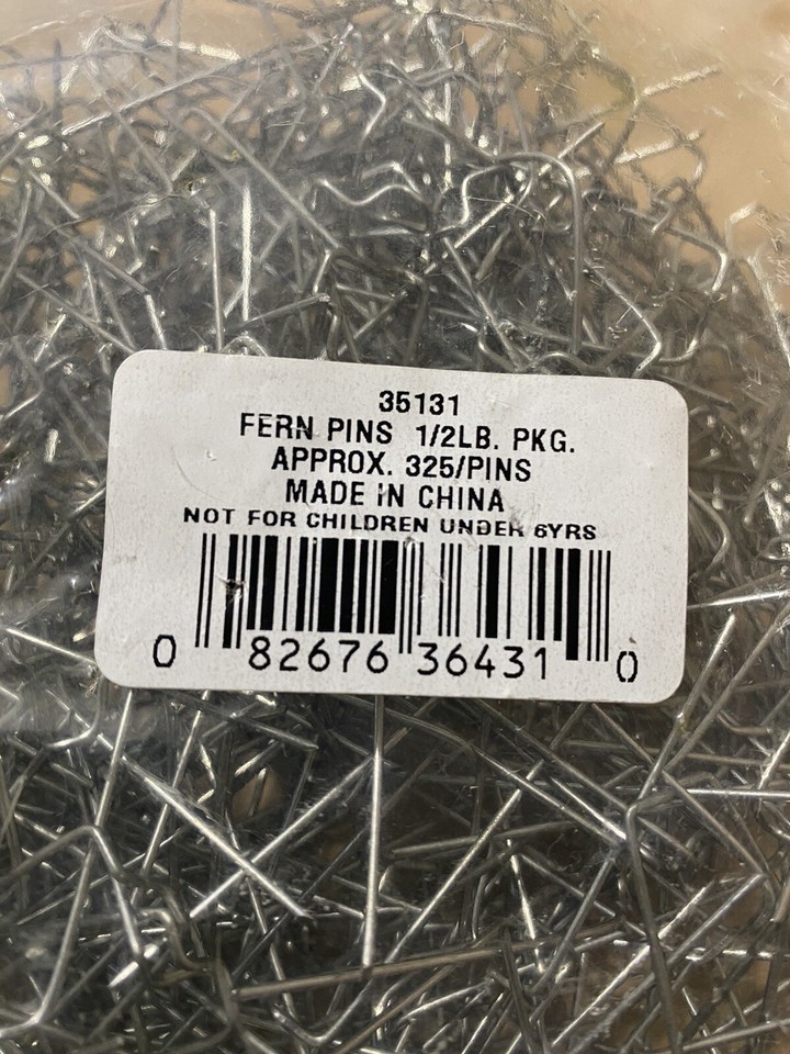 200PCS Greening Pins Floral Fern Pins Plant Pins for Styrofoam Straw ...