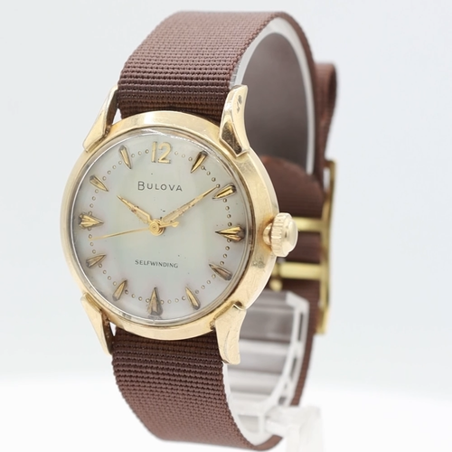 Vintage 1961 Bulova President Men's Automatic Wristwatch 11 AFAC Steel ...