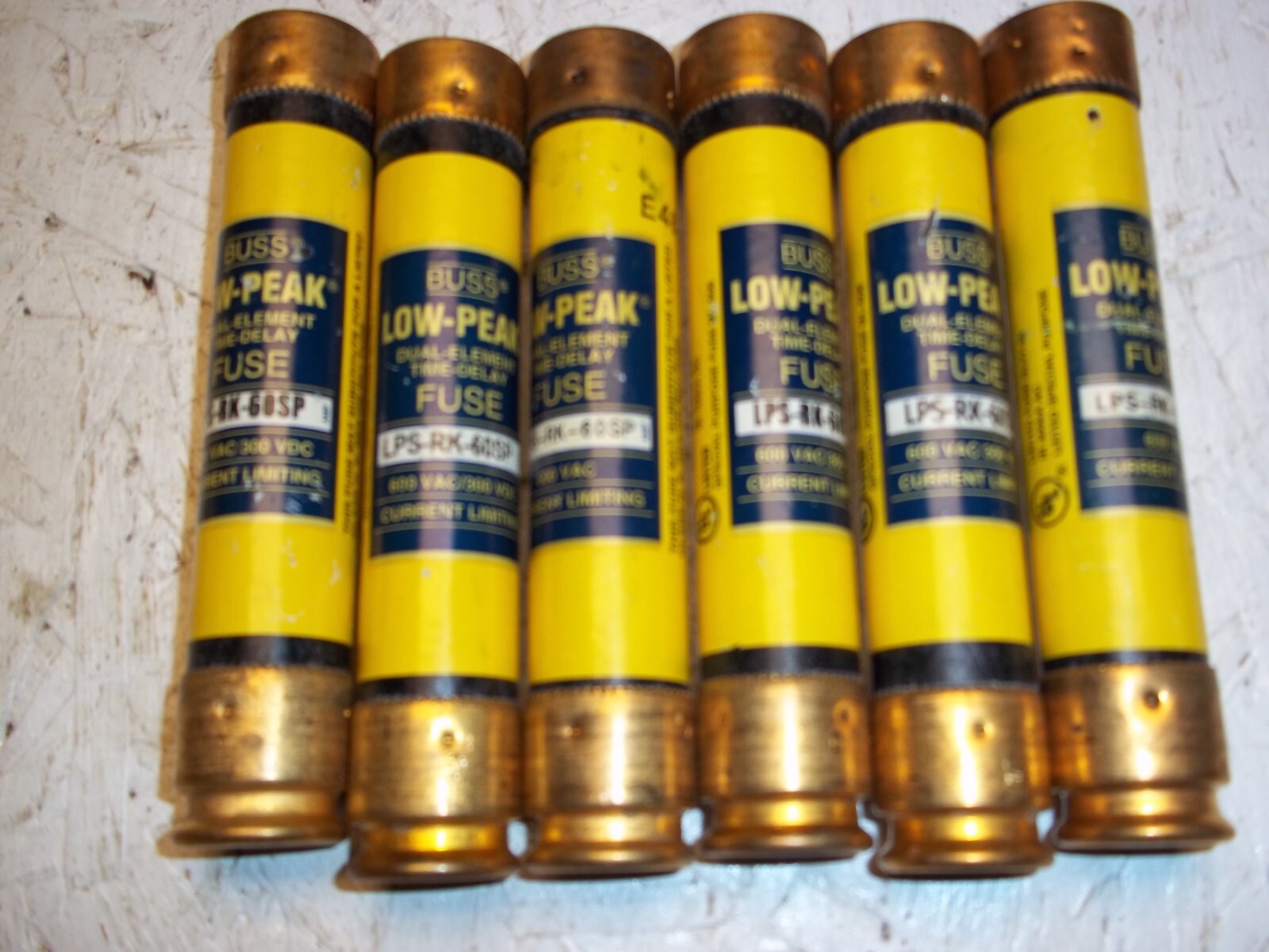 6 New No Box Bussmann LPS RK 60 600 VOLT RK1 60 amp Free Shipping | eBay