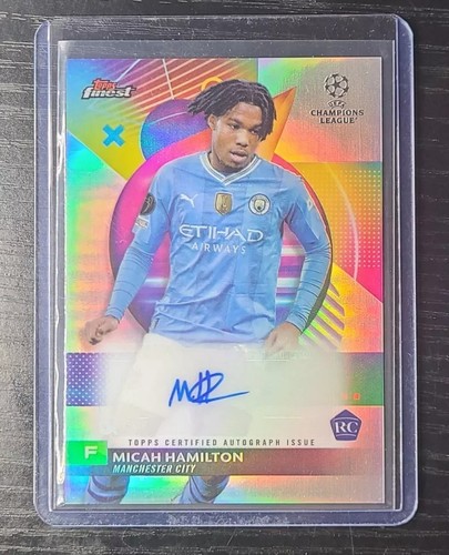 2023-24 Topps Finest UCC Micah Hamilton RC Auto Refractor | eBay