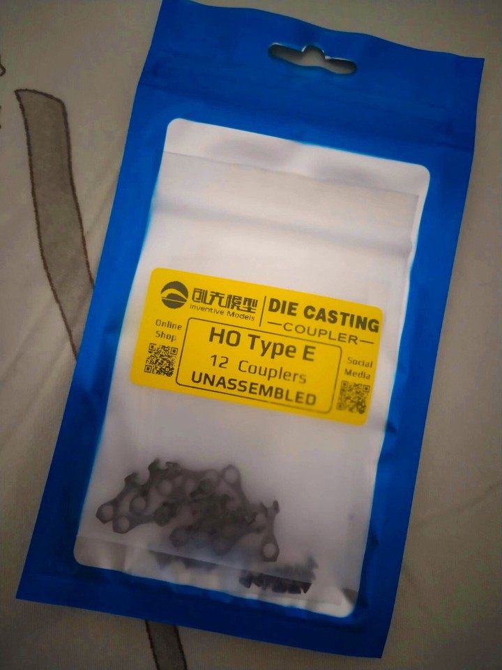 Version 2024 Die Casting HO Scale E Couplers - Bulk Pack - Inventive ...