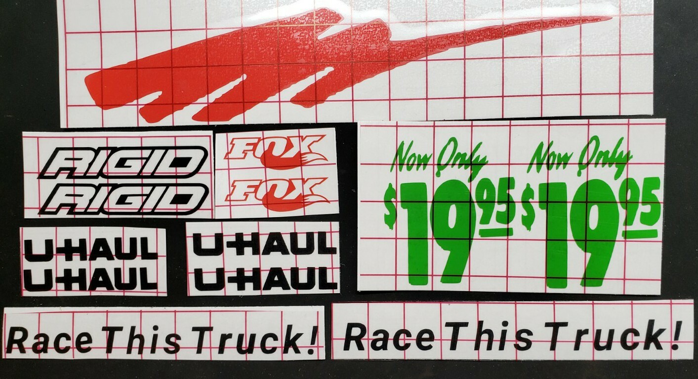 UDR U-HAUL Sticker Set | eBay