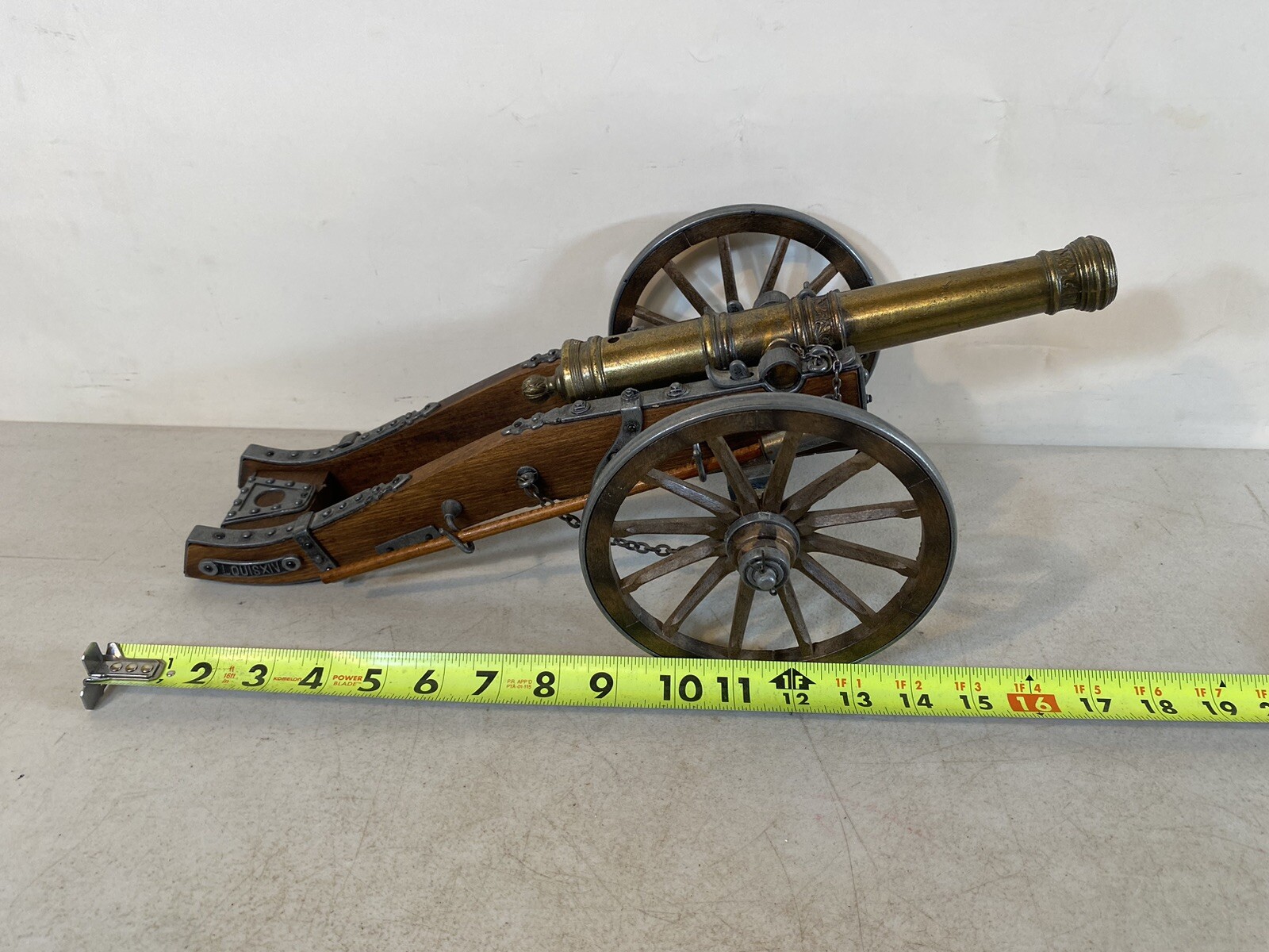 Louis XIV Vintage Model field Cannon display civil war artillery shell ball 2E34 | eBay
