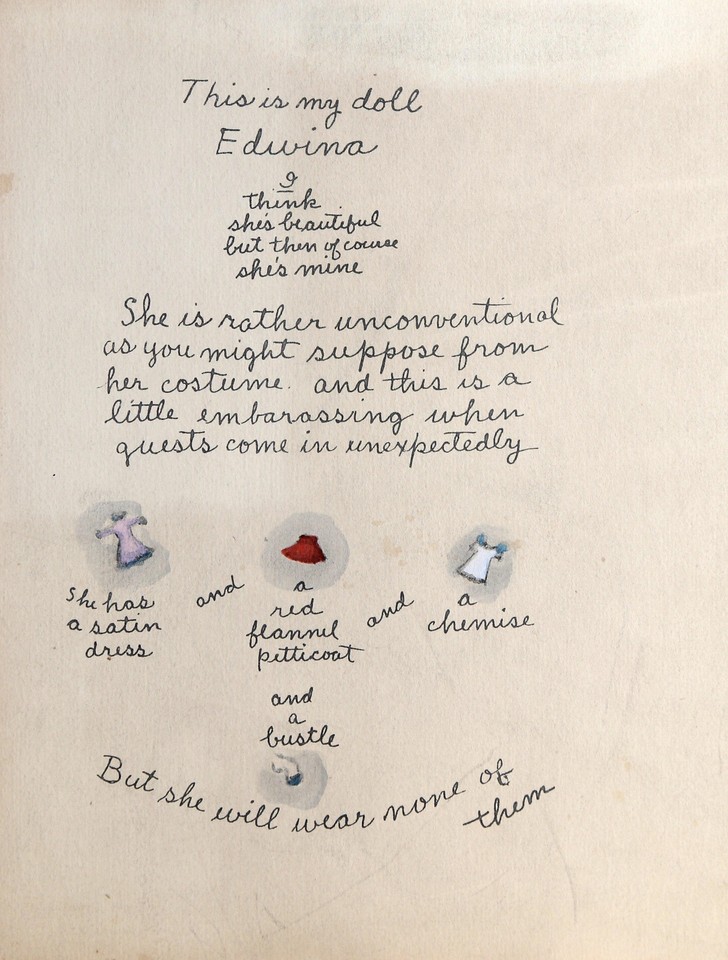 Marian Foster Curtis, This is My Doll Edwina, Gouache Book Illustration ...