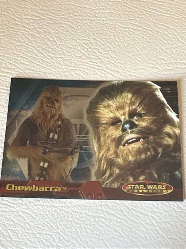 Chewbacca - 2001 Topps Star Wars Evolution #19 | eBay