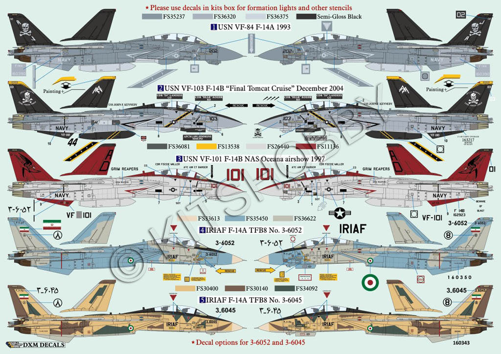 1:48 F-14 Tomcat Model Kit 1:48 Scale US Air Force F-14 Tomcat Fighter ...