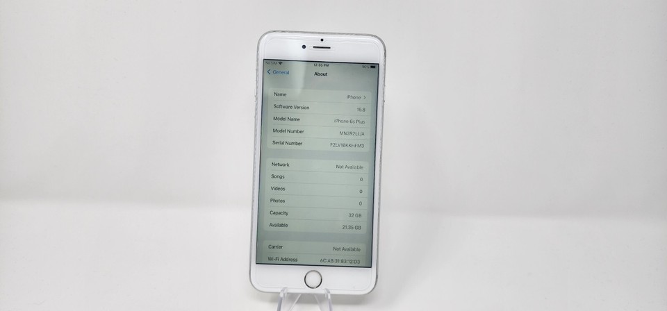 Apple iPhone 6 Plus - 16GB - Silver (Unlocked) A1522 (CDMA + GSM) | eBay