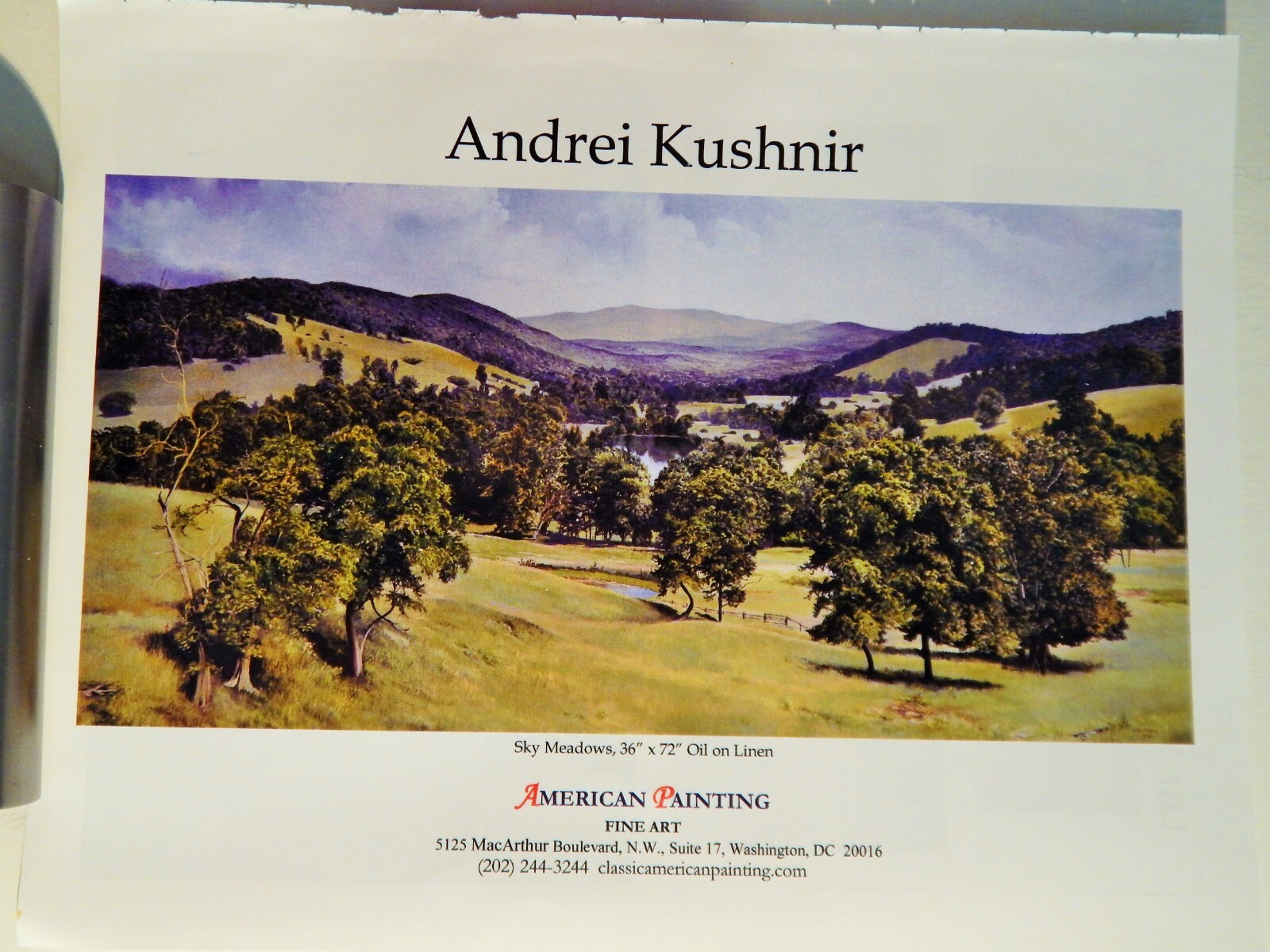 ANDREI KUSHNIR ART PIECE VTG ORIG 2019 ADVERTISEMENT | eBay