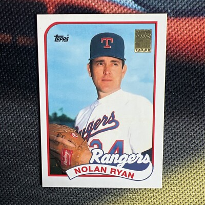2001 Topps Nolan Ryan 50 Years Reprint Insert 106T HOF Rangers | eBay