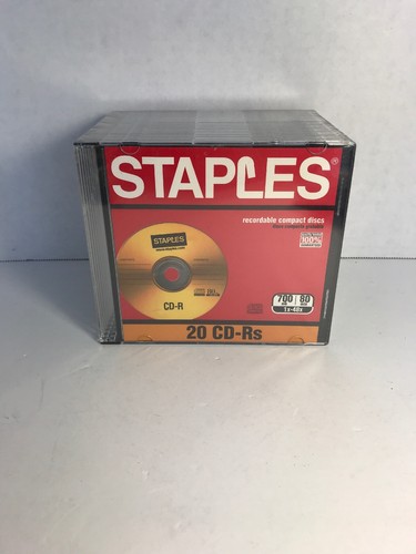 Staples Recordable Compact Discs (20 CD-Rs) | eBay