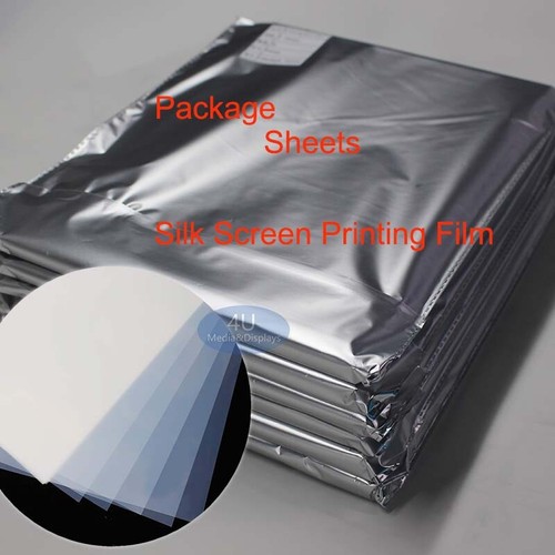 8.5x11，Waterproof Inkjet Screen Printing Transparency Film for EPSON，50 ...