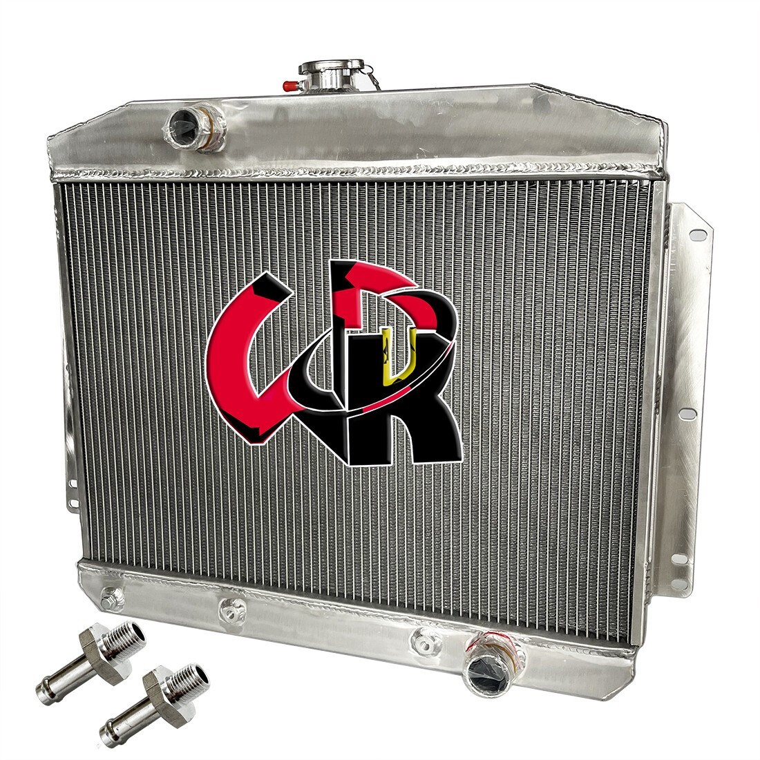 2-Rows Full Aluminum Radiator For Mercury W/Chevy 350 V8 1949-1951 1950 ...