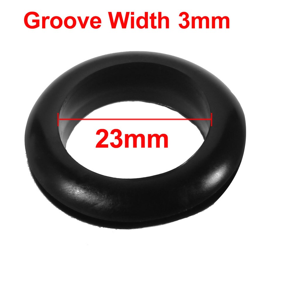 2pcs Double Side Rubber Ring Sealing Grommet Wire Grommets 34mm x 10mm ...